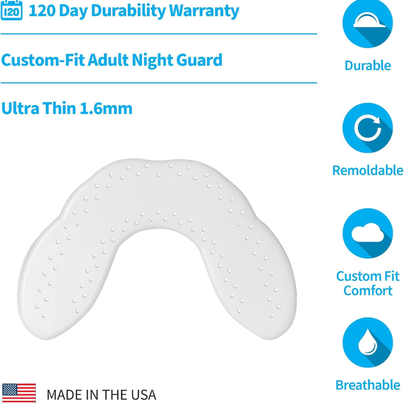 SOVA Aero Night Guard – Ultra‑Thin 1.6 mm Custom‑Fit Bruxism Relief ...